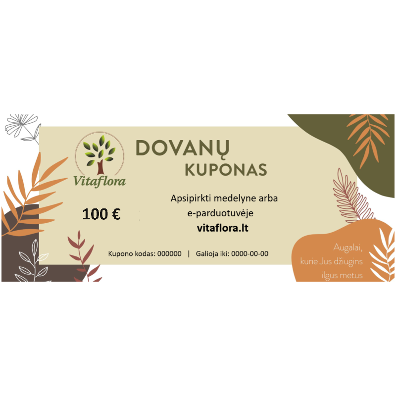 Gift coupon Select individual amount